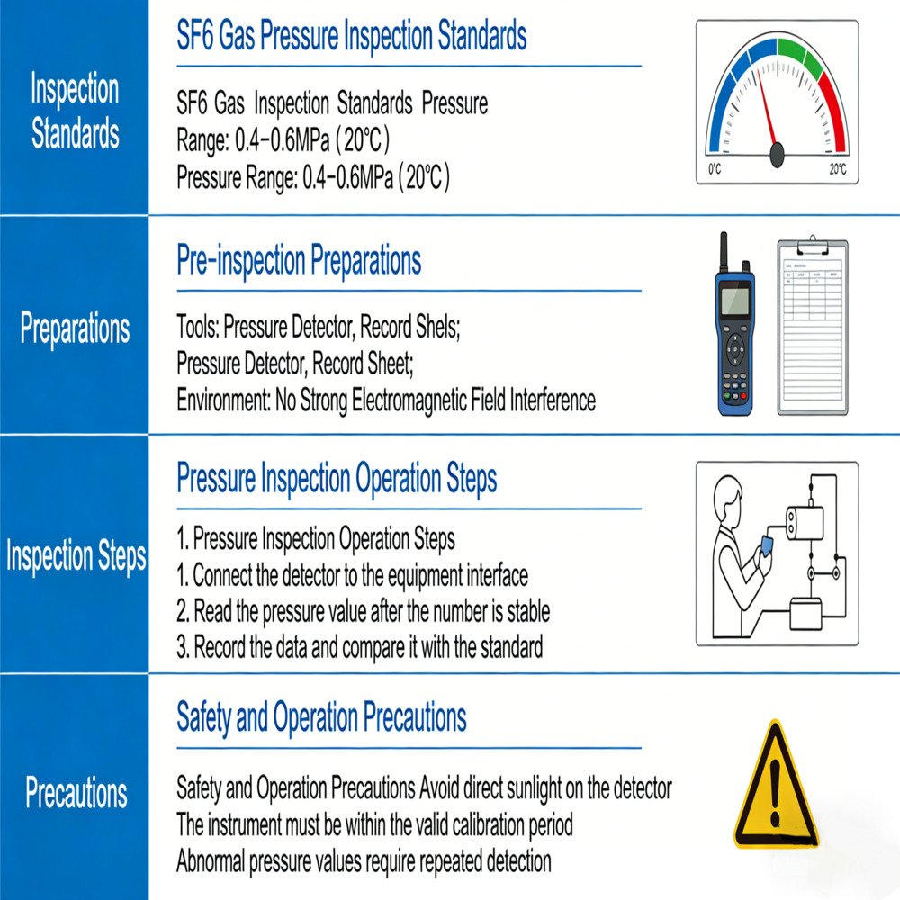 How to check the SF6 gas pressure?-XiZiEnergy
